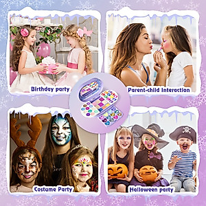 Tomons Kids Makeup Kit for Girl Real Washable Cosmetic Toy Beauty Set , Birthday Toys Gift for 3 4 5 6 7 8 9 10 Year Girls