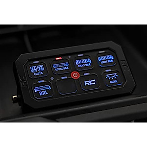 Rough Country 8-Gang Universal Multiple Light Controller - 70970 , Black