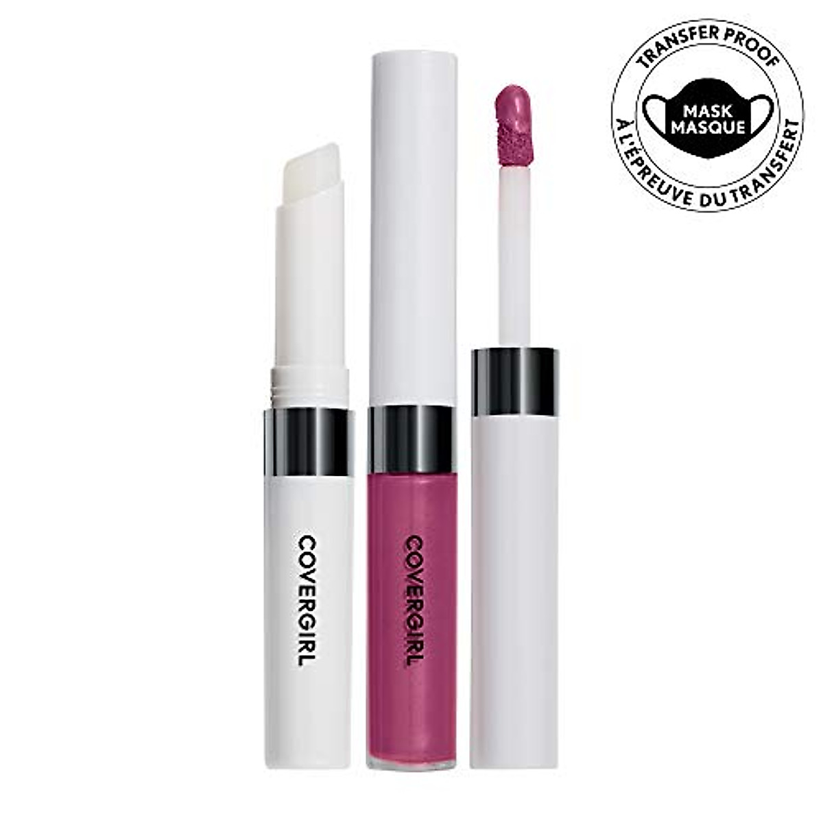 COVERGIRL Outlast All-Day Lip Color Custom Reds, Unique Burgundy , 2 Piece Set