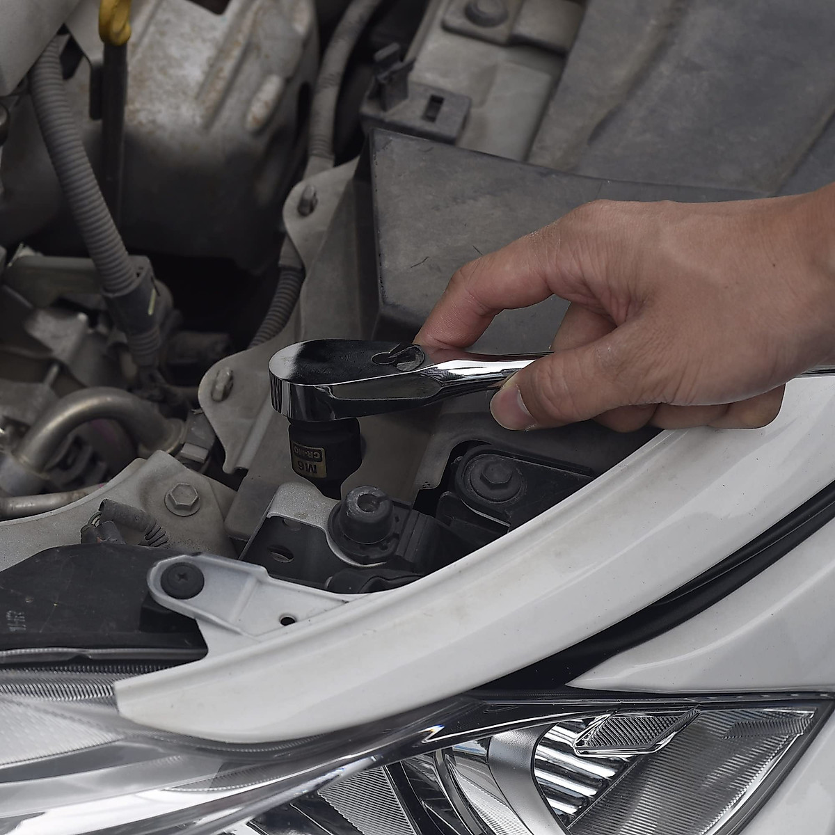 Aiourx 1/2" Drive Master Impact XZN Bit Socket Set, 10-Pieces: M5 - M18, Cr-Mo Steel, Heavy Duty Storage Case