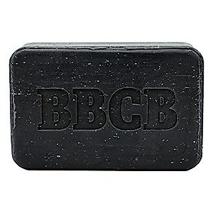 GIBS Grooming BBC Charcoal Bar - Deodorizing Soap, Spicy and rich with hints of cardamom, pepper, leather and clove., 6 oz.