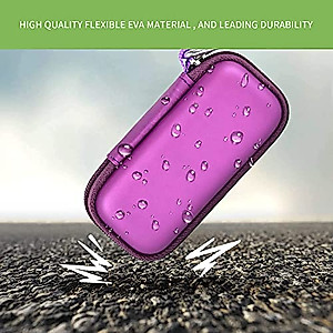 Heart Monitor Case Compatible with AliveCor for Kardia Mobile ECG/for KardiaMobile 6L for Apple and Android Device - CASE ONLY(Purple)