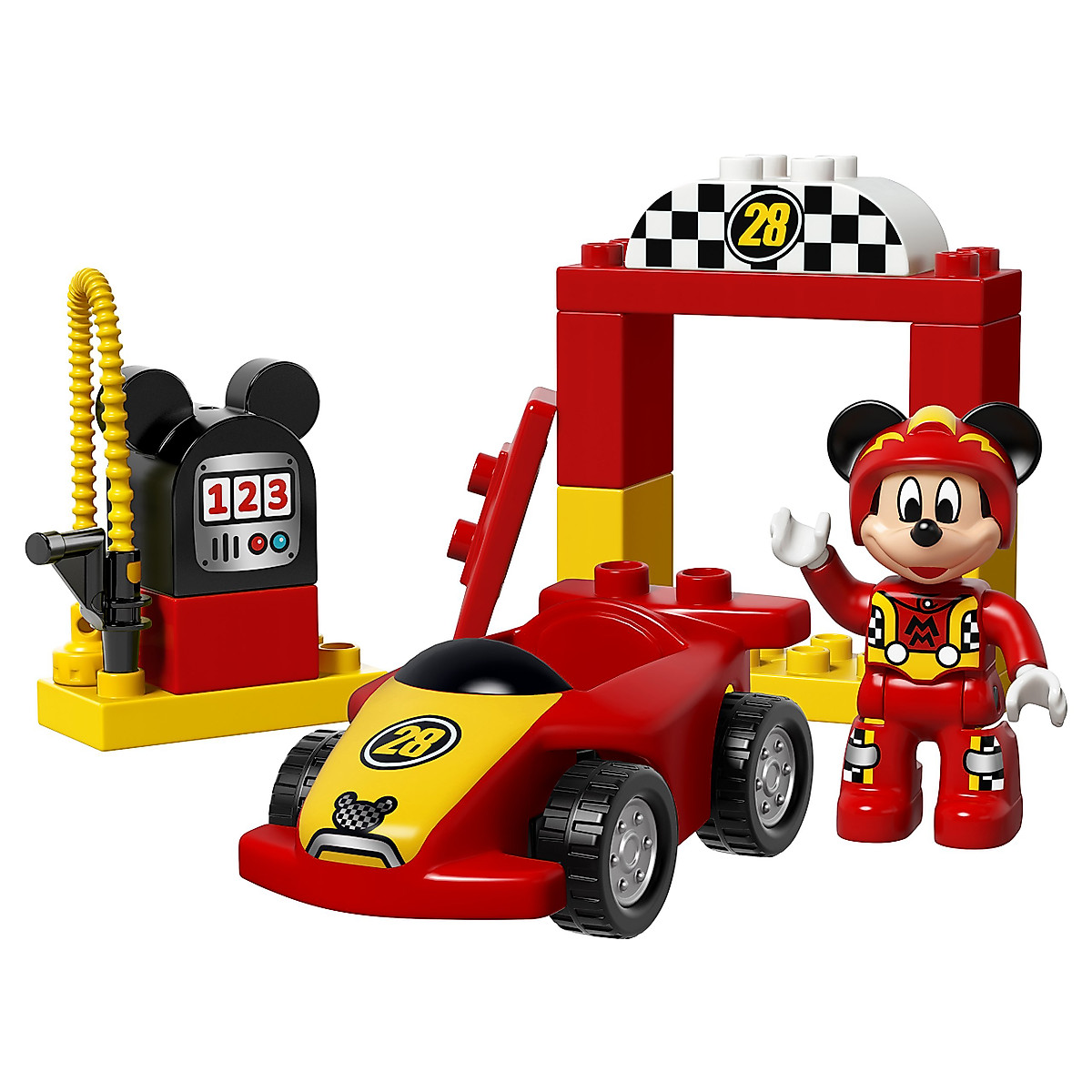 LEGO DUPLO Brand Disney 6174752 Mickey Racer 10843 Building Kit (15 Piece)