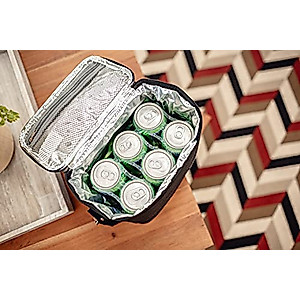 Simple Modern Lunch Box for Women & Men | Large Reusable Insulated Lunch Cooler Tote Bag | Spacious Container for Adult, Work, Travel, and School | Blakely Collection | 4 Liter | Midnight Black