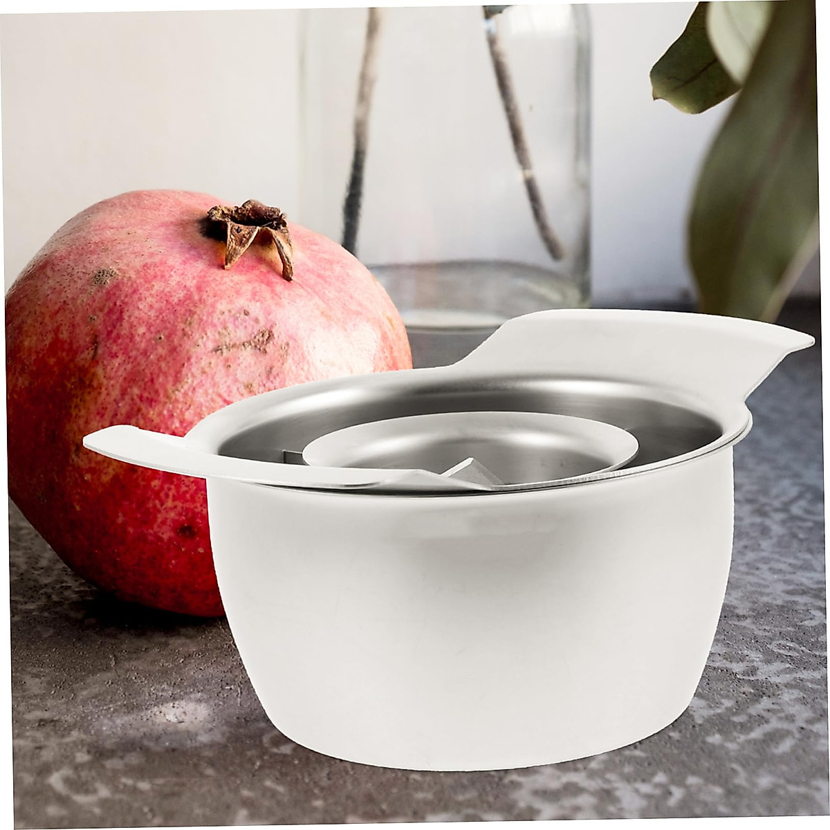 SHOWERORO 1 Set Peeler bottle opener Stainless Steel Pomegranate Deseeder Stainless steel Pomegranate Peeler With Bowl Convenient Pomegranate Peeler peeling tool set manual peel peeled