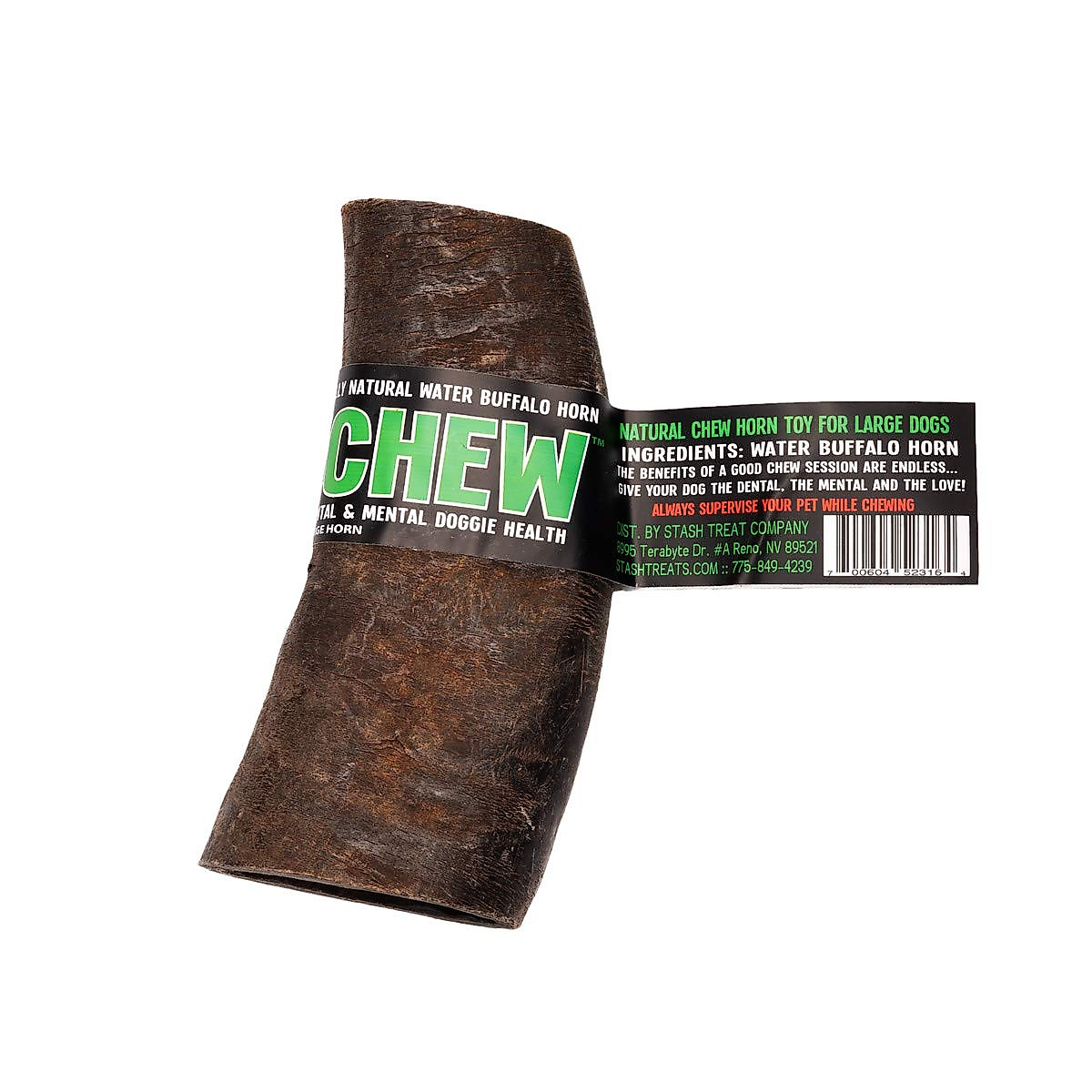 Buba Chew Natural Water Buffalo Horn - Large