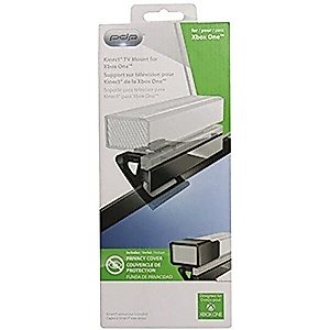 PDP Gaming Kinect TV Mount Optimal For Flat HGTV No Tools Required: Black - Xbox One Kinect Sensor