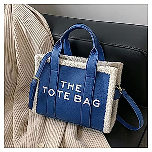 Aeefnuie The Tote Bags For Women , Personalized Leather Tote Bags Mini Top-Handle Crossbody Tote Bag Handbag For Travel/ Work