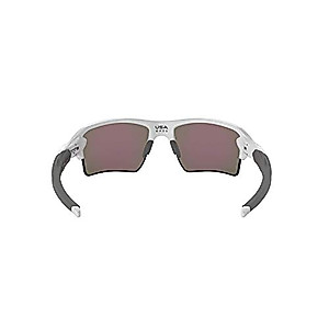 Oakley OO9188 Flak 2.0 XL Sunglasses + Vision Group Accessories Bundle mens(Polished White/Prizm Sapphire (918894)