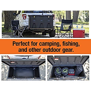 Buyers Products 1707020 Hitch-Mounted Poly Cargo Carrier , Black