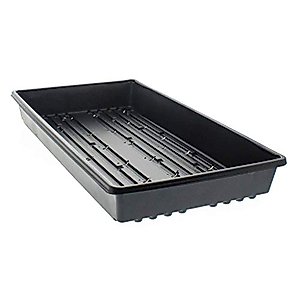 GMS 1020 MEGA Heavy Duty (0.88 Gauge) Microgreen Seed Starting Germination Trays, 10 Pack