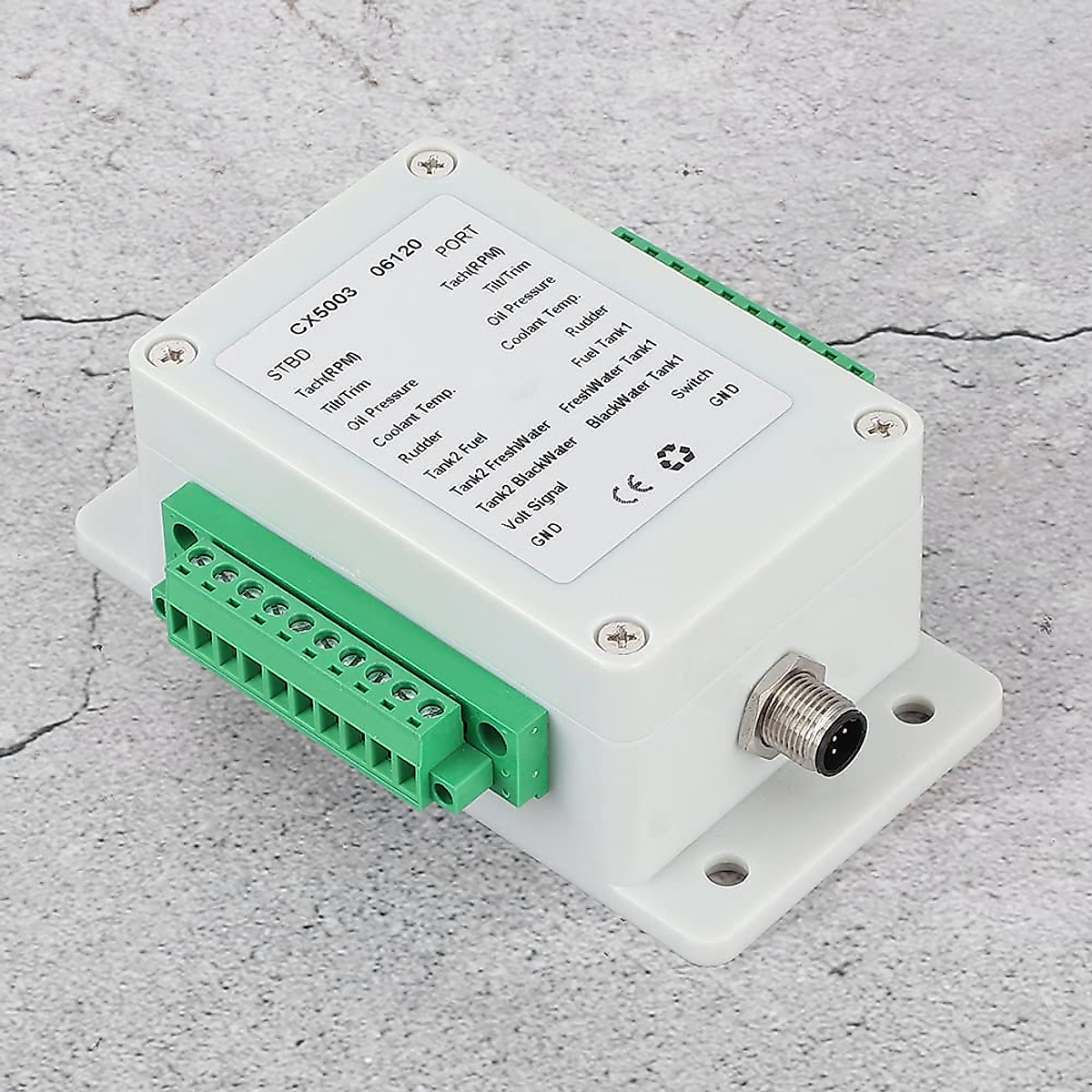 Analog to Nmea 2000 Converter NMEA2000 Converter 9‑32V DC Waterproof Converter Box Convert Sensor Singal to NMEA2000 IP67 for Boat Yacht