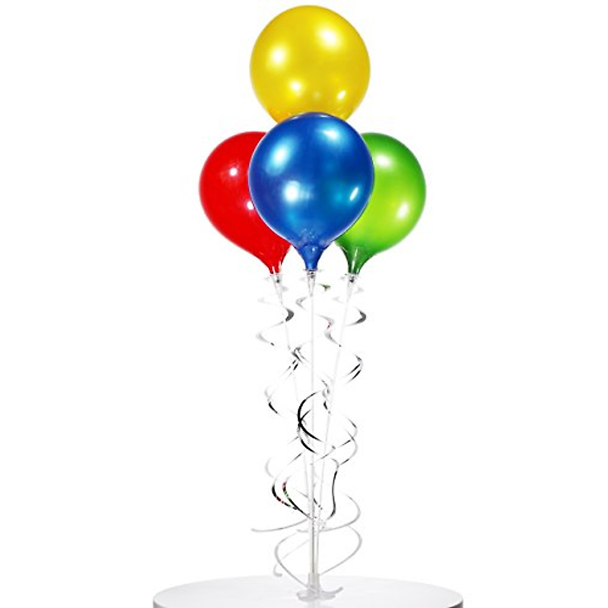 PermaShine - Reusable and Helium Free Balloon Bouquet - Permanent Plastic Indoor and Outdoor Balloons