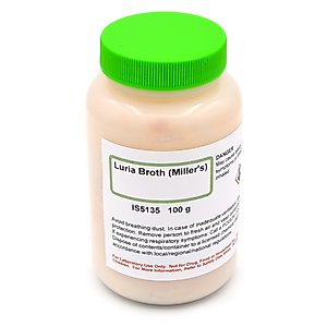 ALDON Innovating Science Luria Broth (Miller's) 100g, Makes 4 Liters of Medium