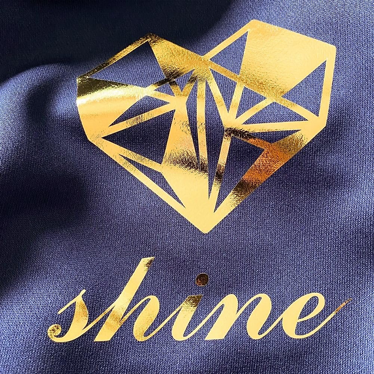 Tvinyl Warehouse Gold Metallic HTV Heat Transfer Foil Vinyl for Tshirt and Apparel 12" X 10"( Pack of 5 ), Easy to Weed and Iron on, Guaranteed Size