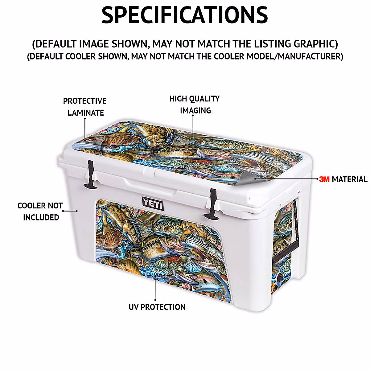 MightySkins Skin Compatible with Yeti Roadie 60 Wheeled Cooler - Personal Space | Protective, Durable, and Unique Vinyl Decal wrap Cover | Easy to Apply, Remove, and Change Styles | Made in The USA