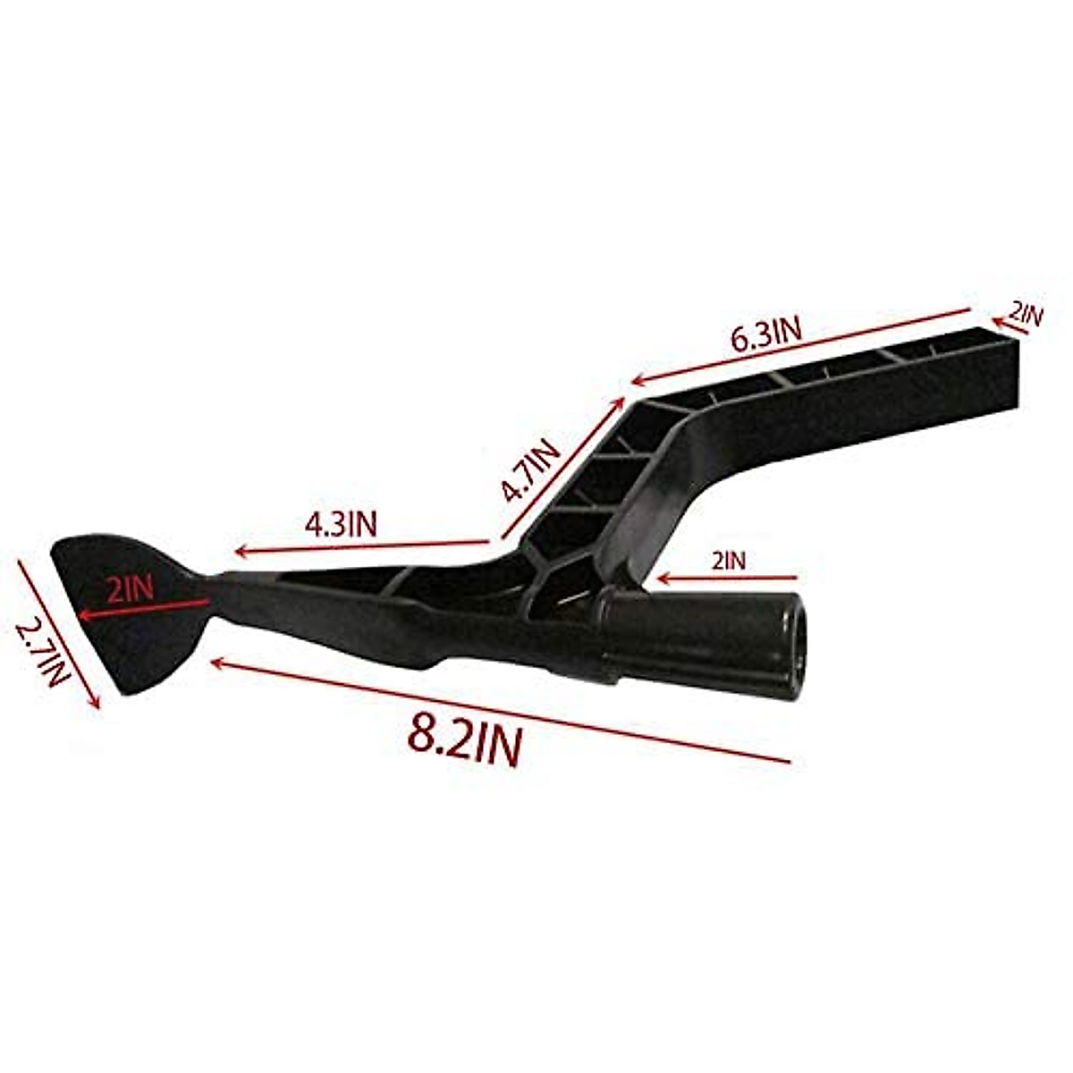 EOSS 2 Packs Home Gutter Tool, Gutter Cleaning Spoon and Scoop, Roof Gutters Cleaning Tool for Garden, Ditch, Villas, Townhouses