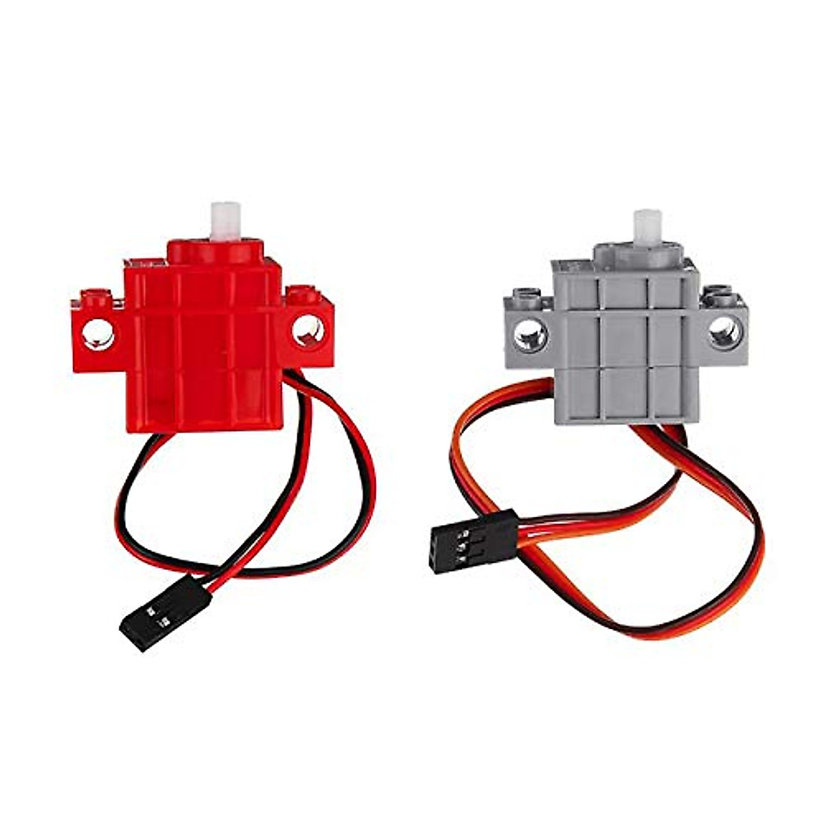 360° Red Color Geek Servo & 270° Gray Color Geek Motor with Wire for Lego/Micro:bit/Ardui/Raspberry Pi