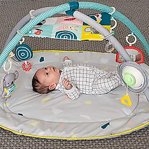 Taf Toys 4 in 1 Music and Light All Around Me Baby Activity Gym Thickly Padded with Soft Mat and a Unique “Sensi-Center” for a Variety of Body Positioning for Newborn and Up
