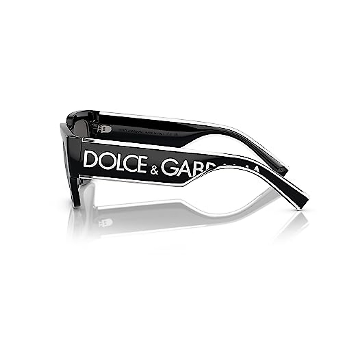 Dolce & Gabbana DG6184-501/87 Sunglasses BLACK w/DARK GREY 52mm