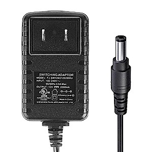 [UL Listed FCC] Security-01 DC 12V 2A Power Supply Adapter 5.5mm x 2.1mm,for DC 12V CCTV Camera LED Strip Light,1.5m Cord