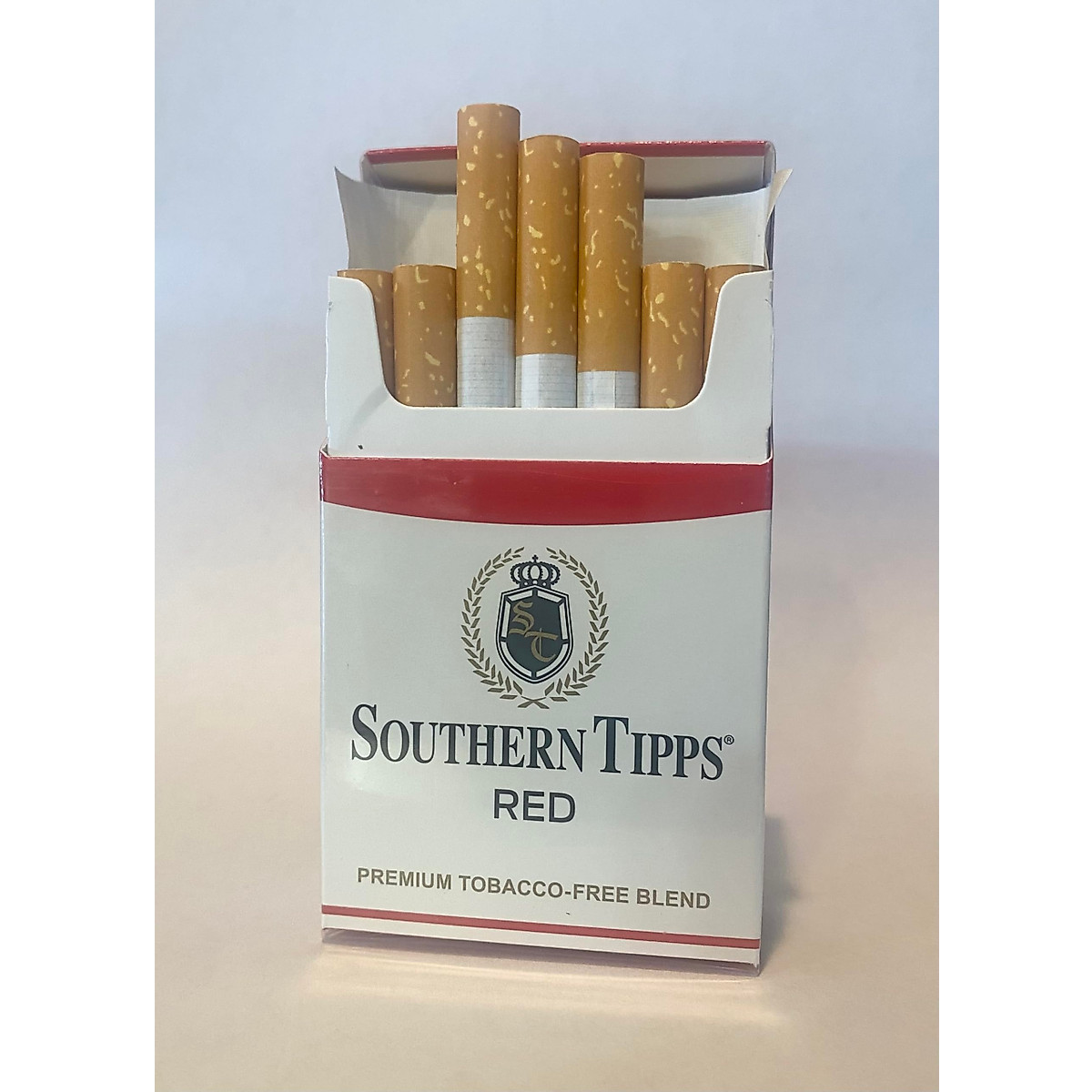 SOUTHERN TIPPS RED PACK HERBAL CIGARETTES - Tobacco & Nicotine Free, Proprietary Botanical Blend, Smooth Smoking Experience, Non-Addictive - 20 Sticks