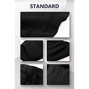 THE GYM PEOPLE Men's Fleece Joggers Pants with Deep Pockets Athletic Loose-fit Sweatpants for Workout, Running, Training