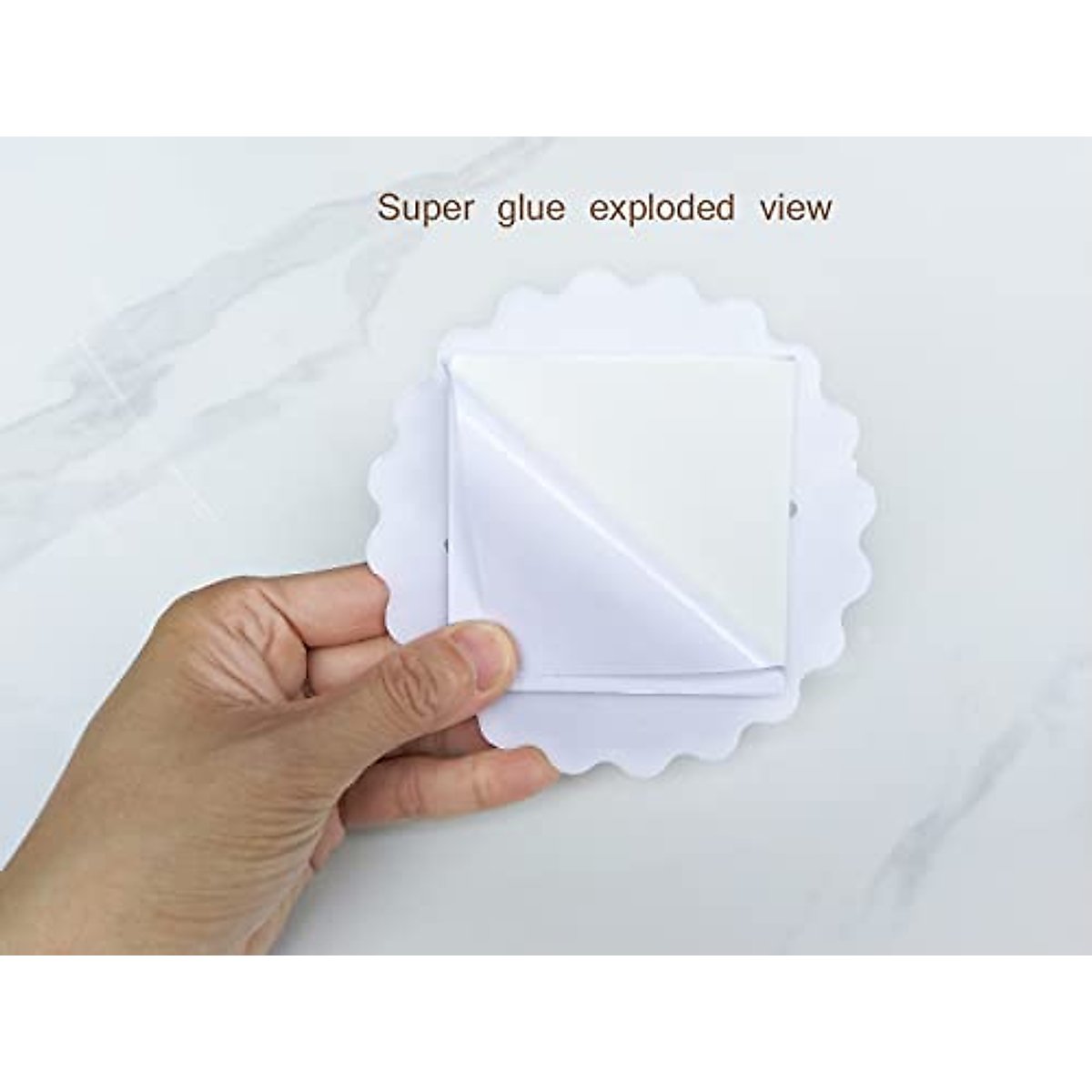 MOU Ceiling Mosquito Net Hooks Super Glue Dome Mosquito Net Hooks Ceiling Hooks Bed Canopy Hooks for Home, Easy to Install and Use Bedding Accessories Nail-Free Hook (2set)