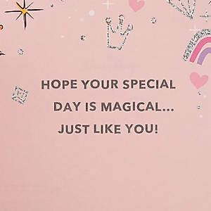 Hallmark Birthday Card for Sister - Disney Princesses Design with Activity