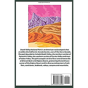 National Parks Notebook: Death Valley National Park NOTEBOOK Blank Paper | 80 Pages | 6 in x 9 in