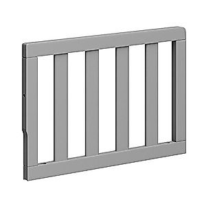 Graco Toddler Guardrail, Safety Guard Rail for Convertible Crib & Toddler Bed, Pebble Gray