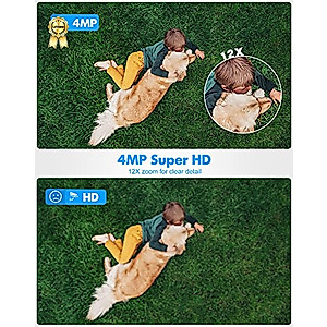 LaView Security Camera Outdoor Wired Starlight Color Night Vision, 2K Cameras for Home Security AI Human Detection & Auto Tracking, IP65 Outdoor Camera 2-Way Audio, US Cloud, Compatible with Alexa