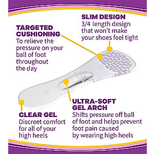 Dr. Scholl's Stylish Step High Heel Relief Insoles Size 6 - 10,2 Count (Pack of 1)