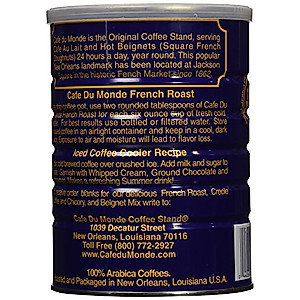 Cafe Du Monde French Roast Dark Coffee, 13 Ounce