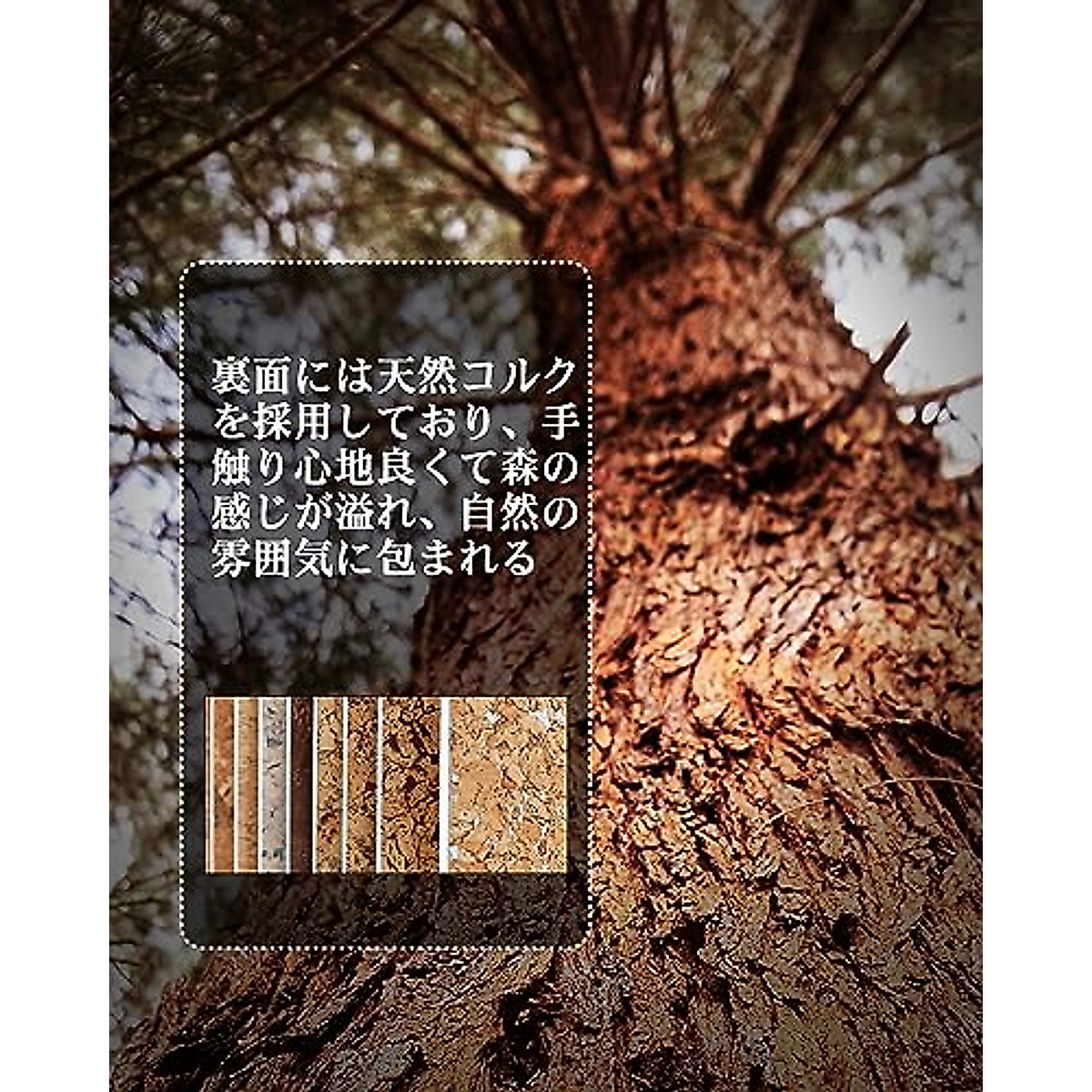 YSAGi Double-Sided Desk Pad, Leather Desk Mat, Eco Cork Desk Pad Protector, Large Mouse Pad for Desk, Waterproof Desk Blotter Pad, Desk Writing Pad for Office Work/Home(23.6"x13.7",Black+Cork)