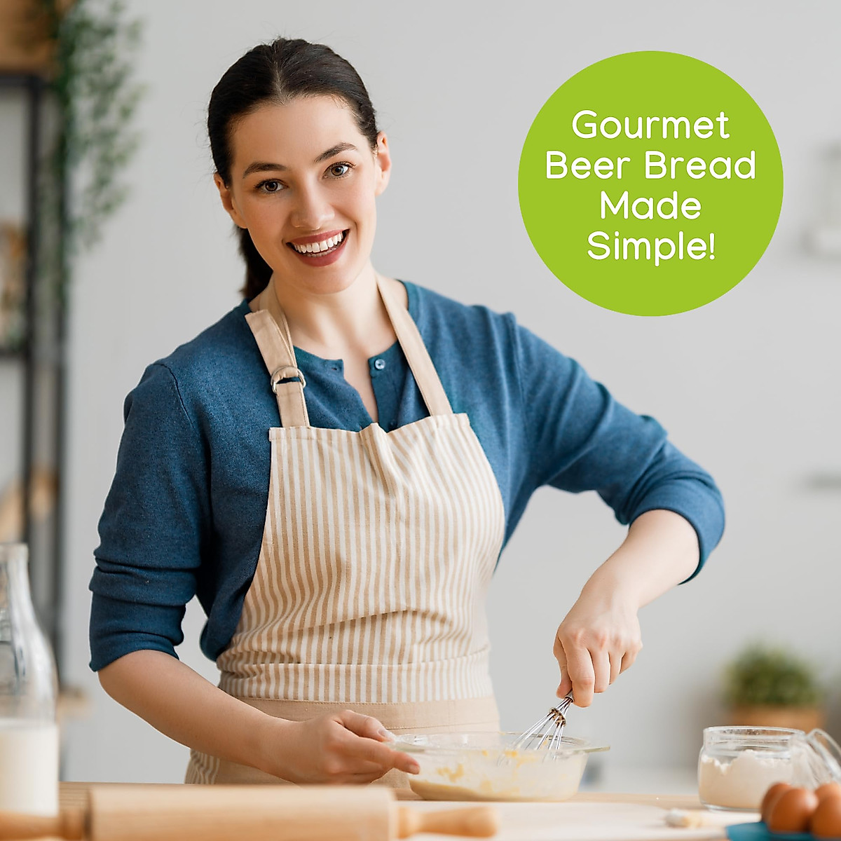 Molly & You Savory Beer Bread Mix Variety Pack (Pack of 3) - A Quick & Easy, Gourmet, Bread Mix, Artisan Bread Kit - No Bread Machine Needed - Just Add Beer or Soda