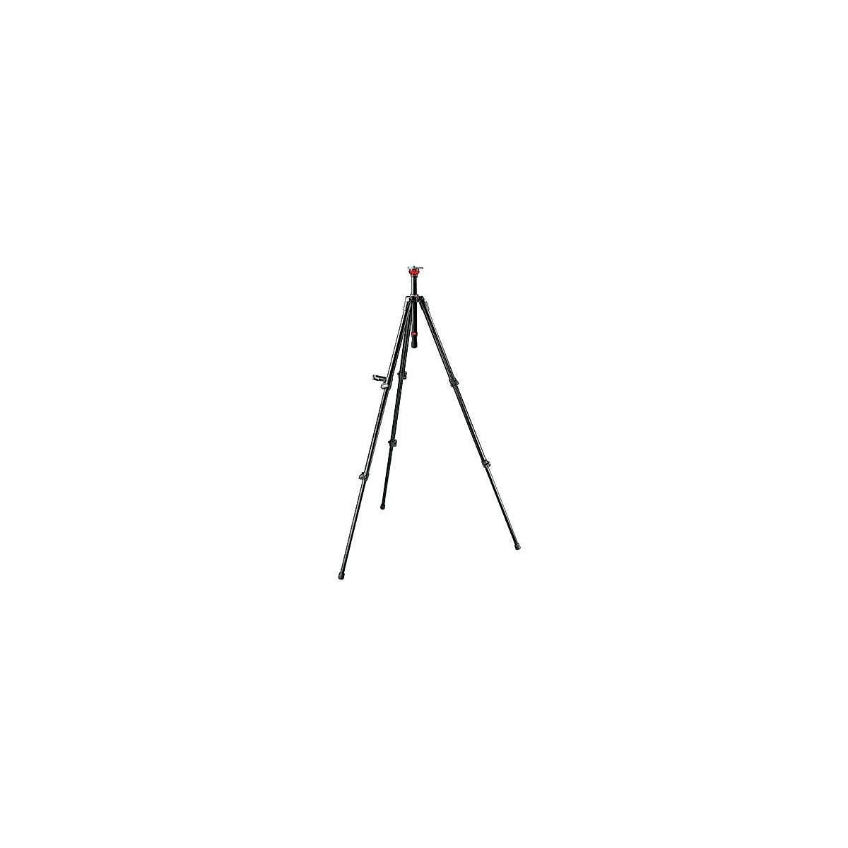 Manfrotto 755XB 3-Section Anodized Aluminum MDeVe Video Tripod, Black