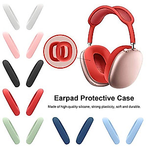 Tucana Silicone Earpad Case Compatible for AirPods Max, Earcup Cover Protector Pink