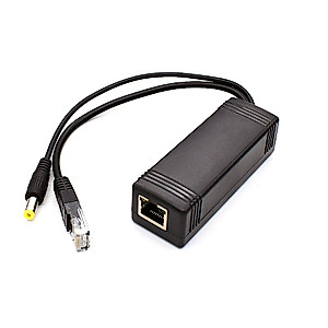 Micro USB Active 5 Volt IEEE 802.3af PoE Splitter for Remote USB Power Over Ethernet to Tablets, Dropcam, Nest Cam or Raspberry Pi, Use with 10/100M PoE Switches or PoE Injector