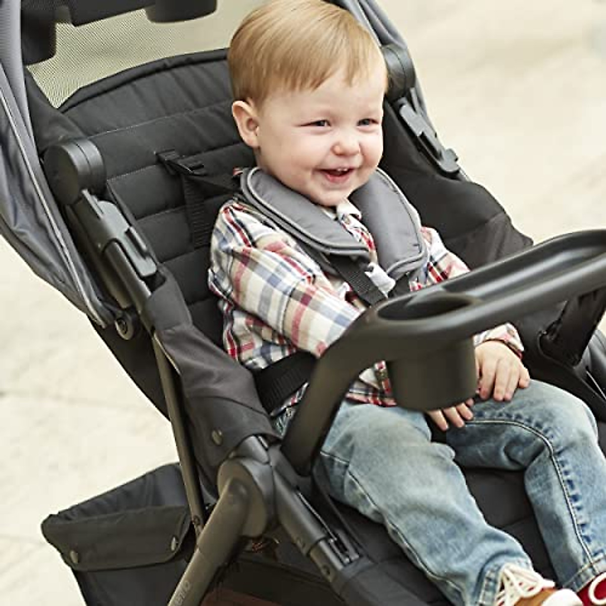 Evenflo Folio3 Stroll & Jog Travel System with LiteMax 35 Infant Car Seat, Skyline