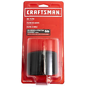CRAFTSMAN CMXGZAM201009 Current B&S 492392s Oil Filter, Black
