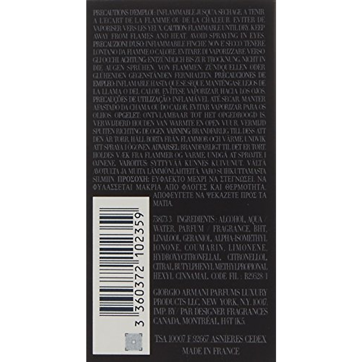 Armani Code by Giorgio Armani For Men. Eau De Toilette Spray 1-Ounce