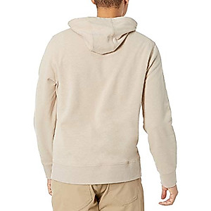 Amazon Essentials Men's Lightweight French Terry Hooded Sweatshirt, Oatmeal Heather, XX-Large