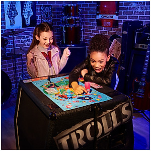 Spin Master Games Trolls World Tour Cooperative Strategy Board Game for Families and Kids Ages 5 and up