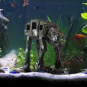 Mairuker Star Wars Aquarium Decorations, Fish Tank Decorations,Aquarium Robot Dog Decor Fish Tank Accessories Betta Fish Accessories