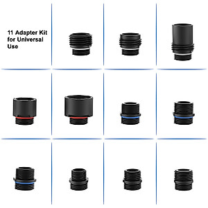 【UPDATED】Pull Down Kitchen Faucet Sprayer Head Replacement Part, 3 Function Pull Out Sink Sprayer Replacement Nozzle, Kitchen Faucet Head Hose Spray Tap Spout, Chrome