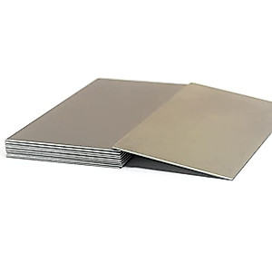 Thin Metals TIG Welding Starter Kit - 20 Carbon Steel .036” Coupons, 20 Stainless Steel .038" Coupons, 20 Aluminum .032" Coupons - 1 Universal Tungsten - Carbon Steel, Stainless Steel, Aluminum Filler