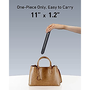 ergounion 3 in 1 Silicone Laptop Stand for Desk - Portable Computer Keyboard Stand for Ergonomic Typing/Reading, Pencil Case Holder for Apple Pencil, Measurable Laptop Riser 9"(24cm) - Midnight