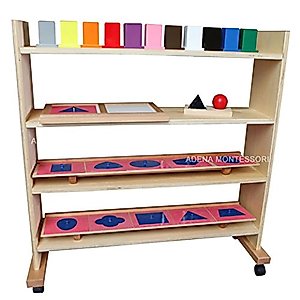 Adena Montessori Shelving Unit for Metal Inset Material