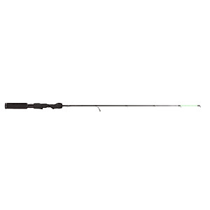 13 FISHING - Widow Maker Deadstick Ice Rod 32" ML (Medium Light) - Carbon Composite Blank with Evolve Soft Touch Reel Seat - WM2-32ML-DS